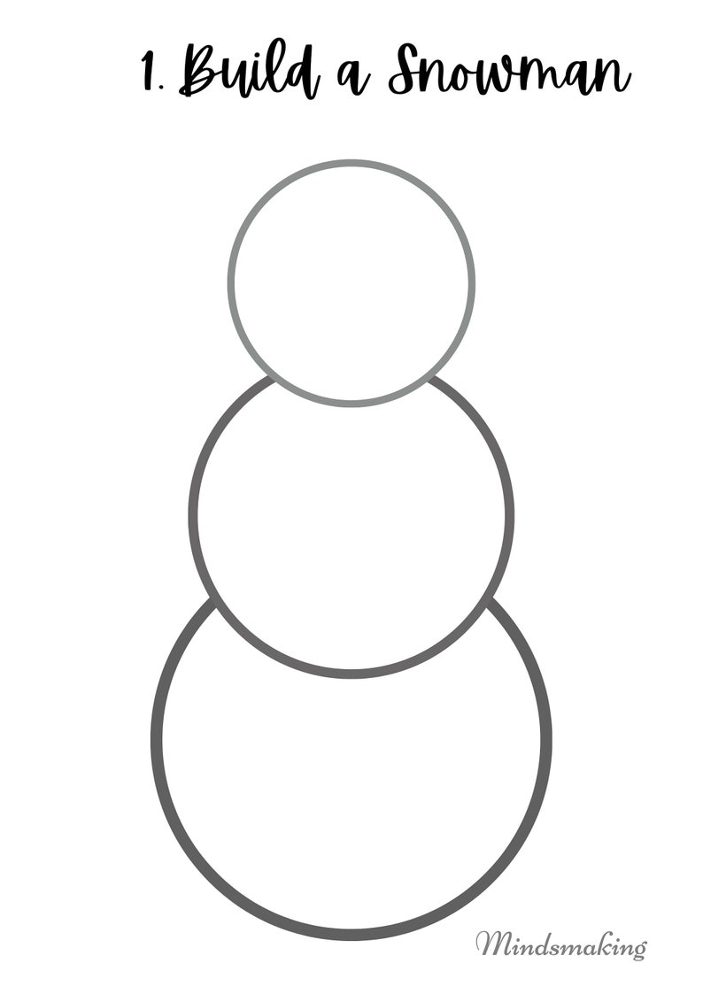 Printable "build a Snowman" Worksheet, Dress up Game and Educational ...