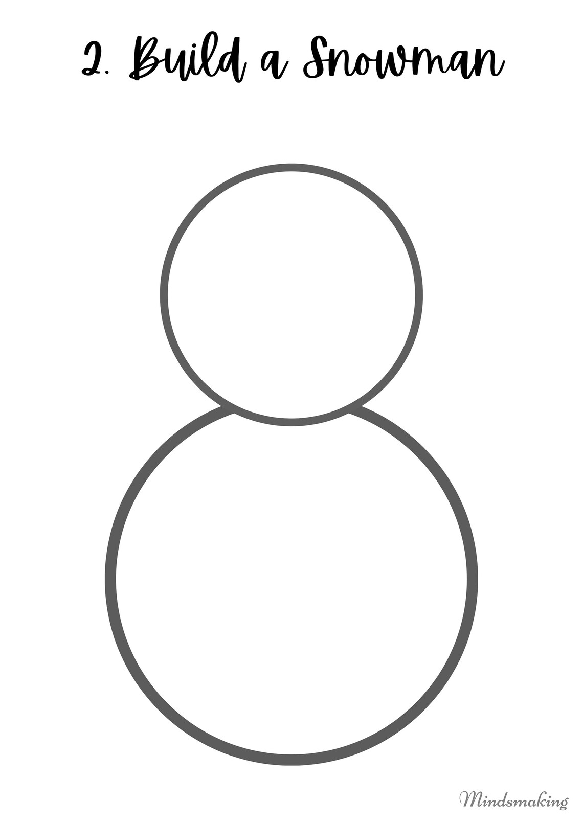 Printable "build a Snowman" Worksheet, Dress up Game and Educational ...