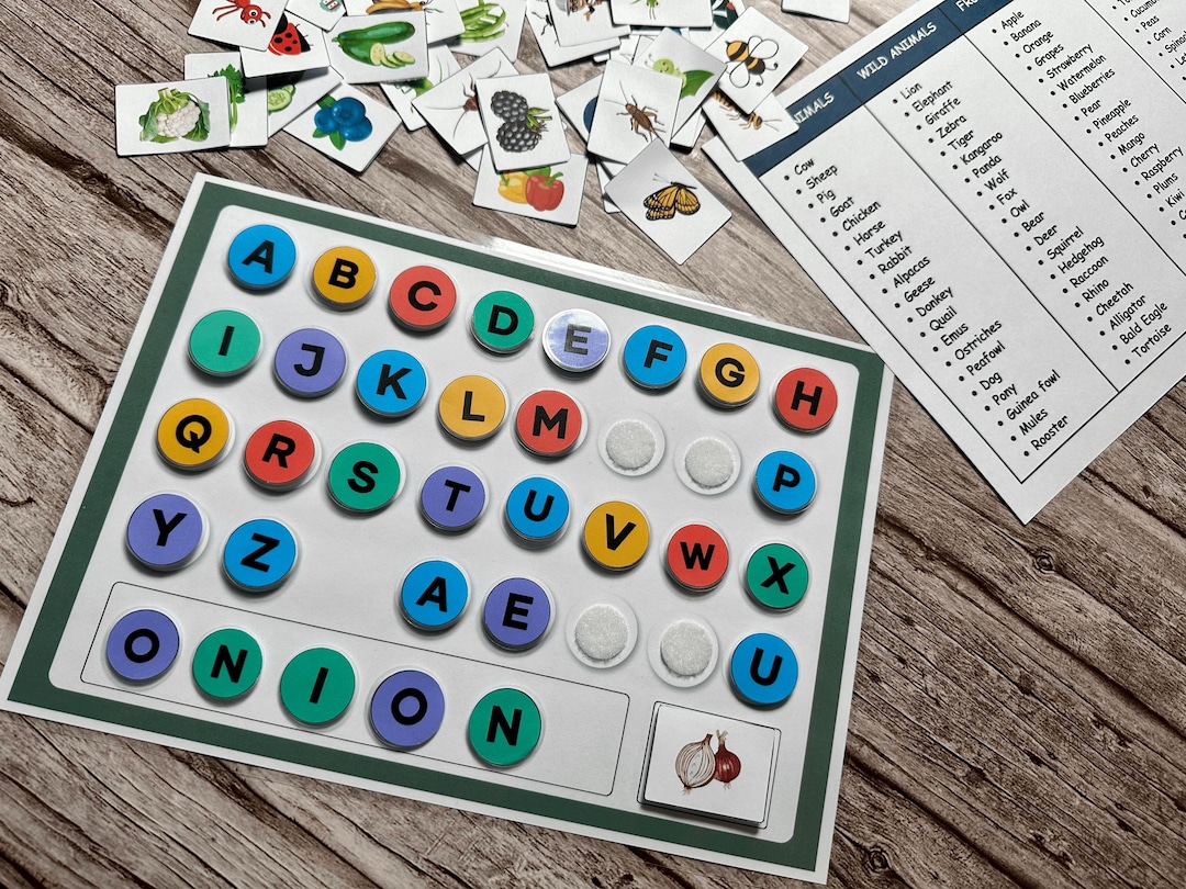 Interactive Alphabet Adventure Word Builder – Educational Printable for ...