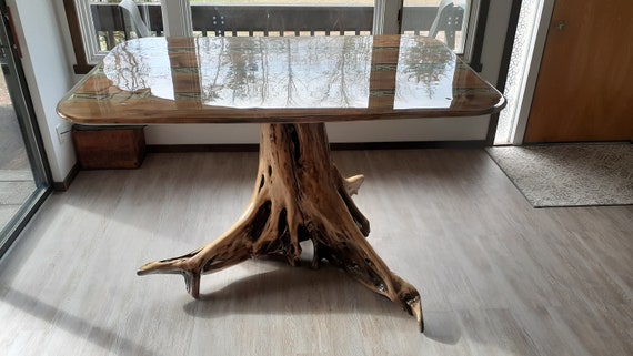Resin Tree Stump Table Base