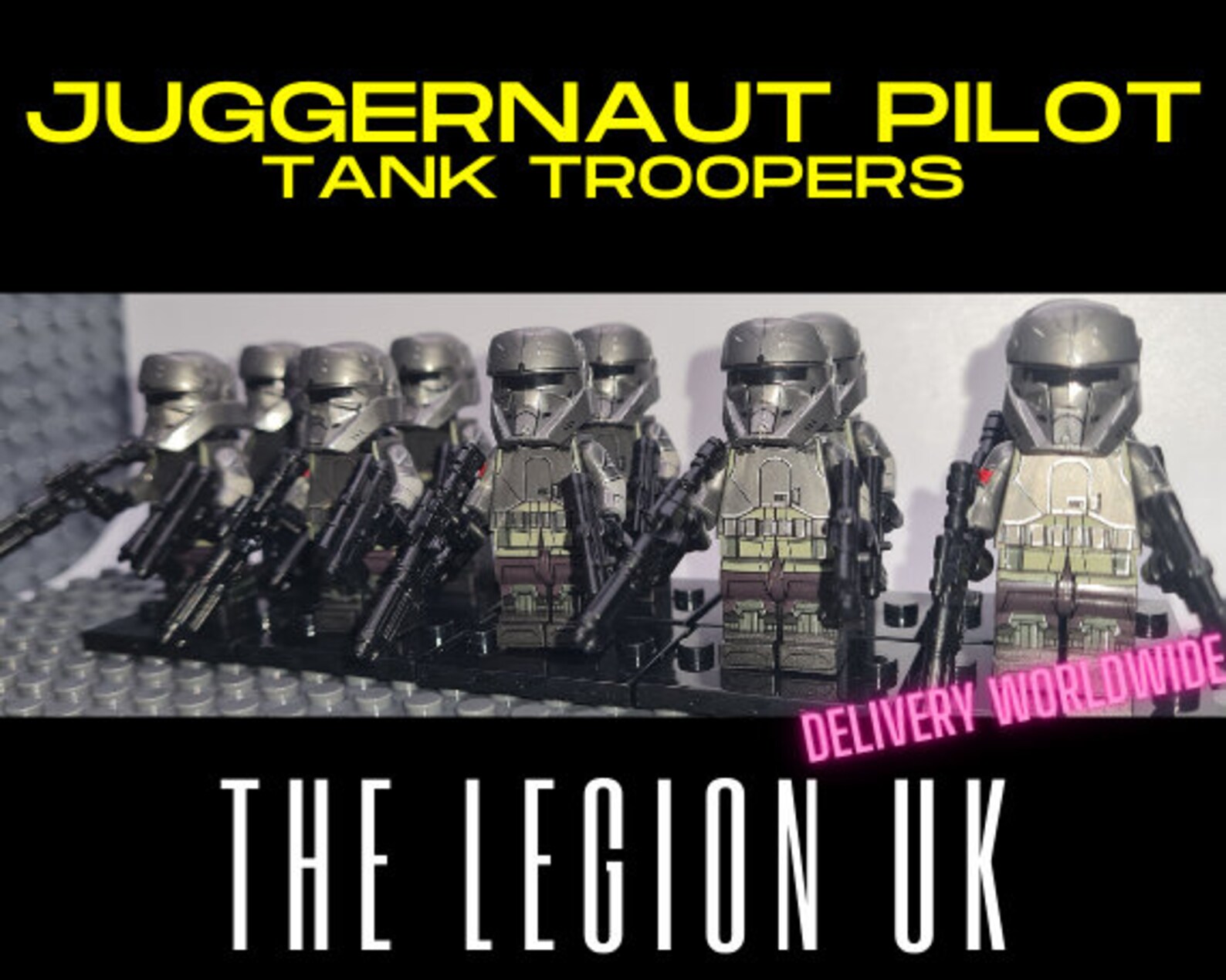 Star Wars Minifigures 10 Juggernaut Pilot Troopers/tank - Etsy Canada