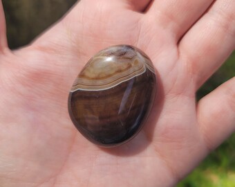 Brown Agate Stone - Etsy