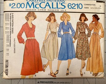 1978 Dress Pattern - Etsy