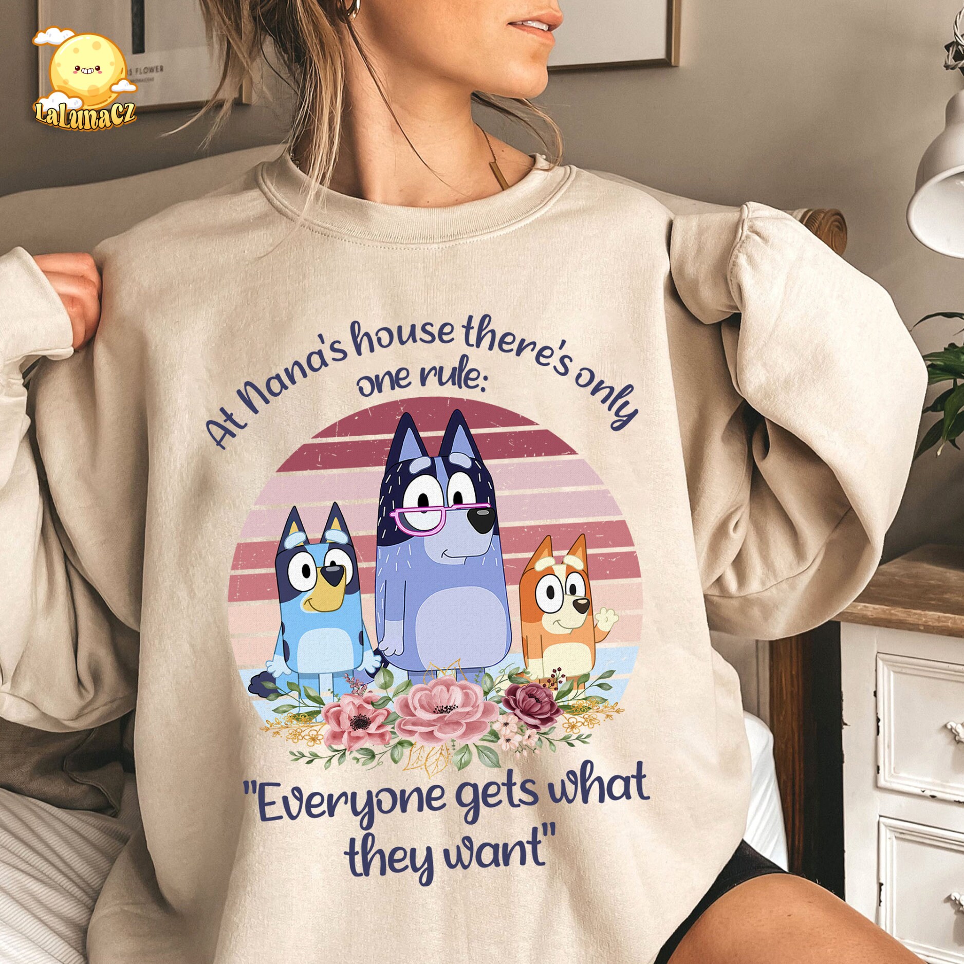 Bluey Nana Shirt, Bluey Grandma Nana Shirt, Bluey Granny, Bluey Family ...