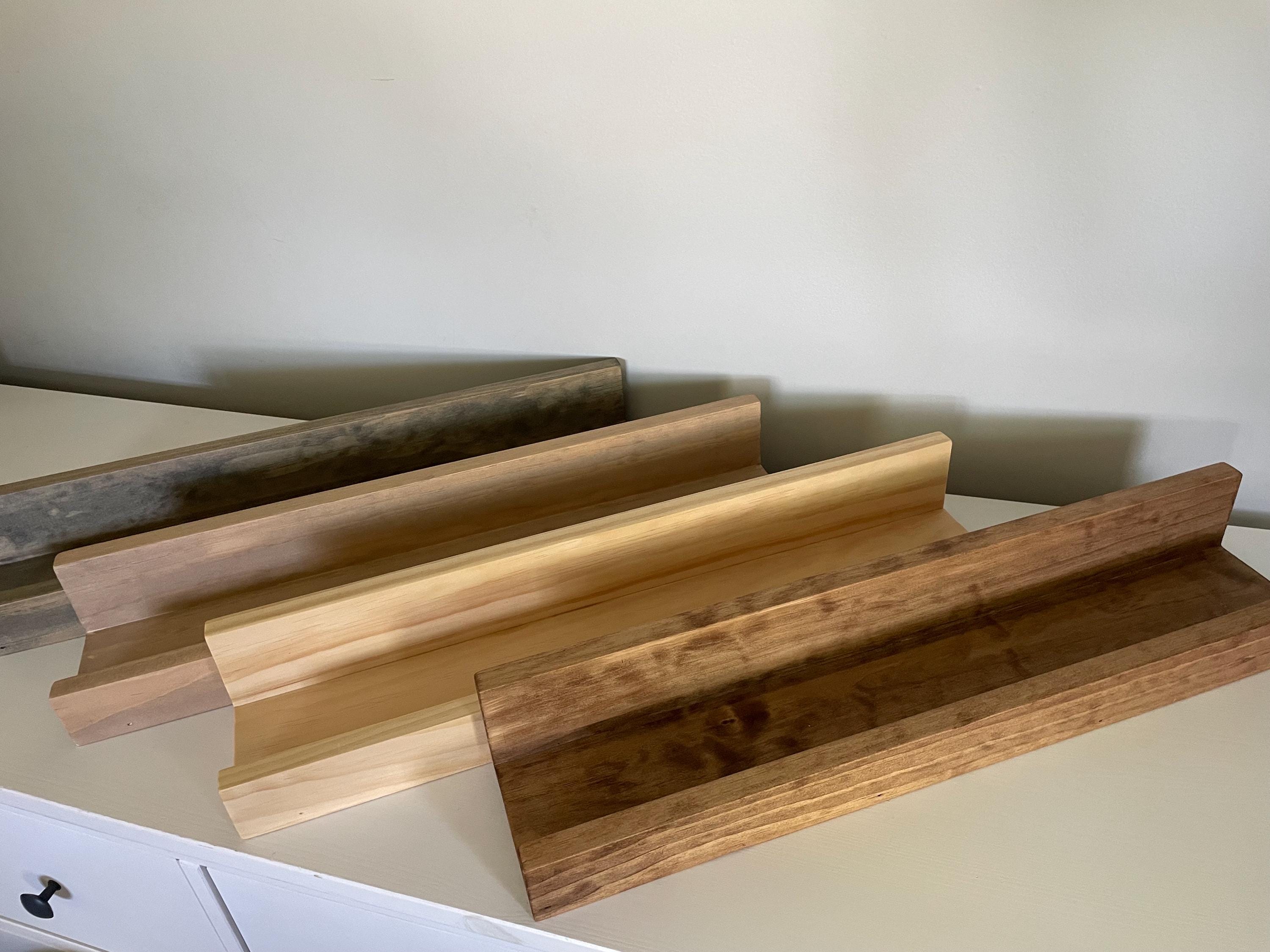 Handmade Rustic Wooden Floating Shelf: Engraved Display Ledge - Etsy