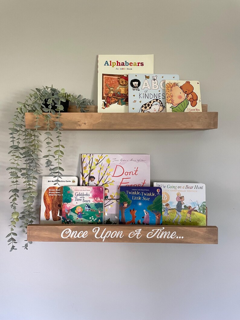 Handmade Rustic Wooden Floating Shelf: Engraved Display Ledge - Etsy