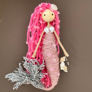 Beautiful Handmade Mermaid With Shells. Matches Mermaid Door in ...