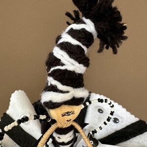 Cyclops Fairy Black and White Quirky - Etsy