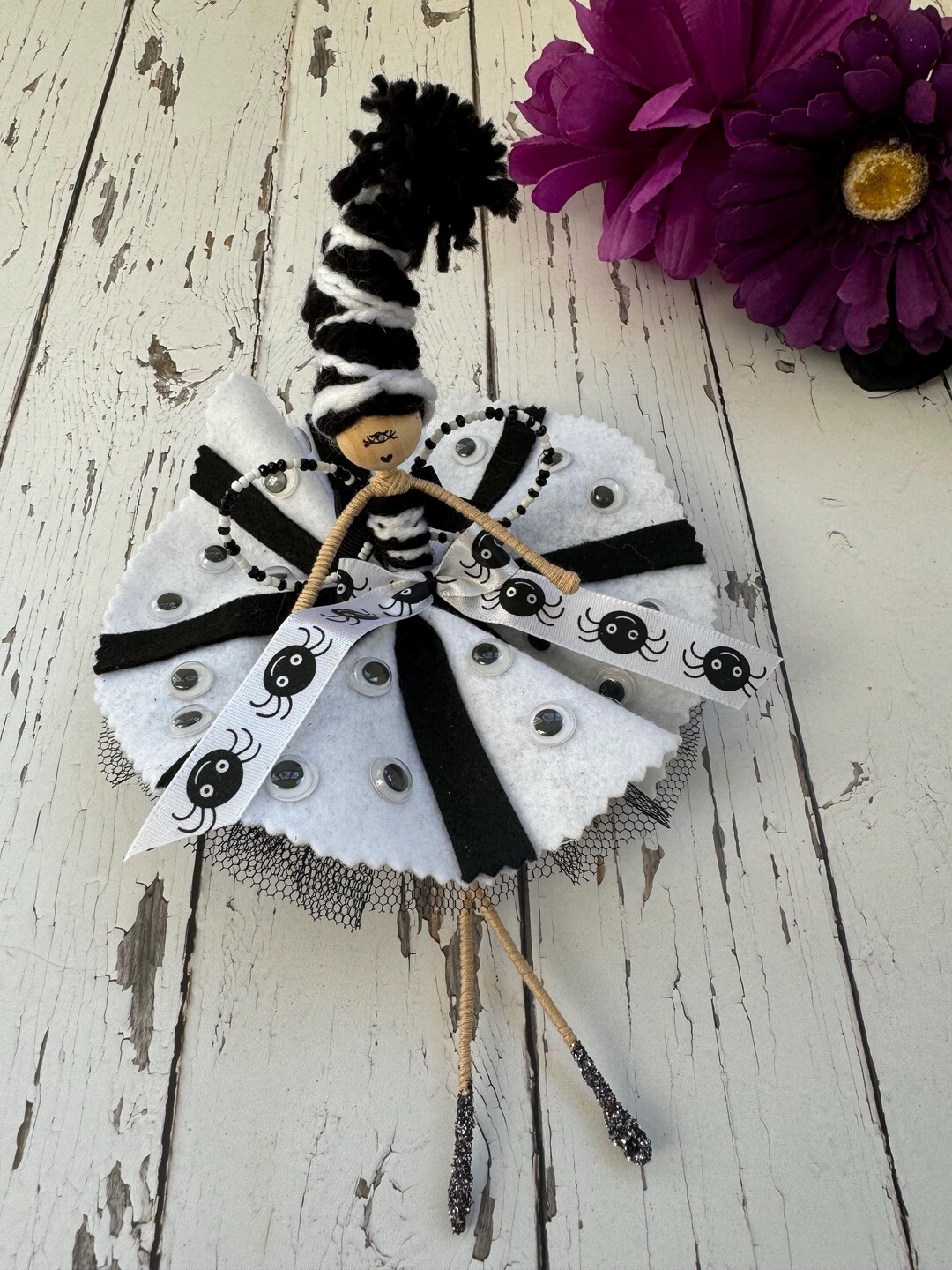 Cyclops Fairy Black and White Quirky, Spooky Halloween - Etsy