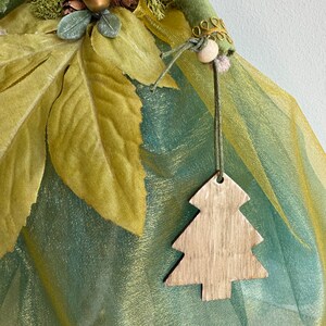 Fairy Ornament Woodland Rustic Tree Topper With Moss Details. - Etsy UK