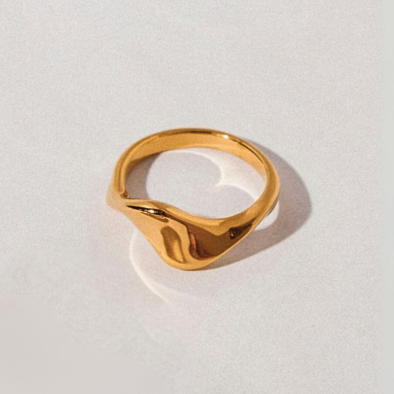 Waterproof Gold Ring Set - Etsy