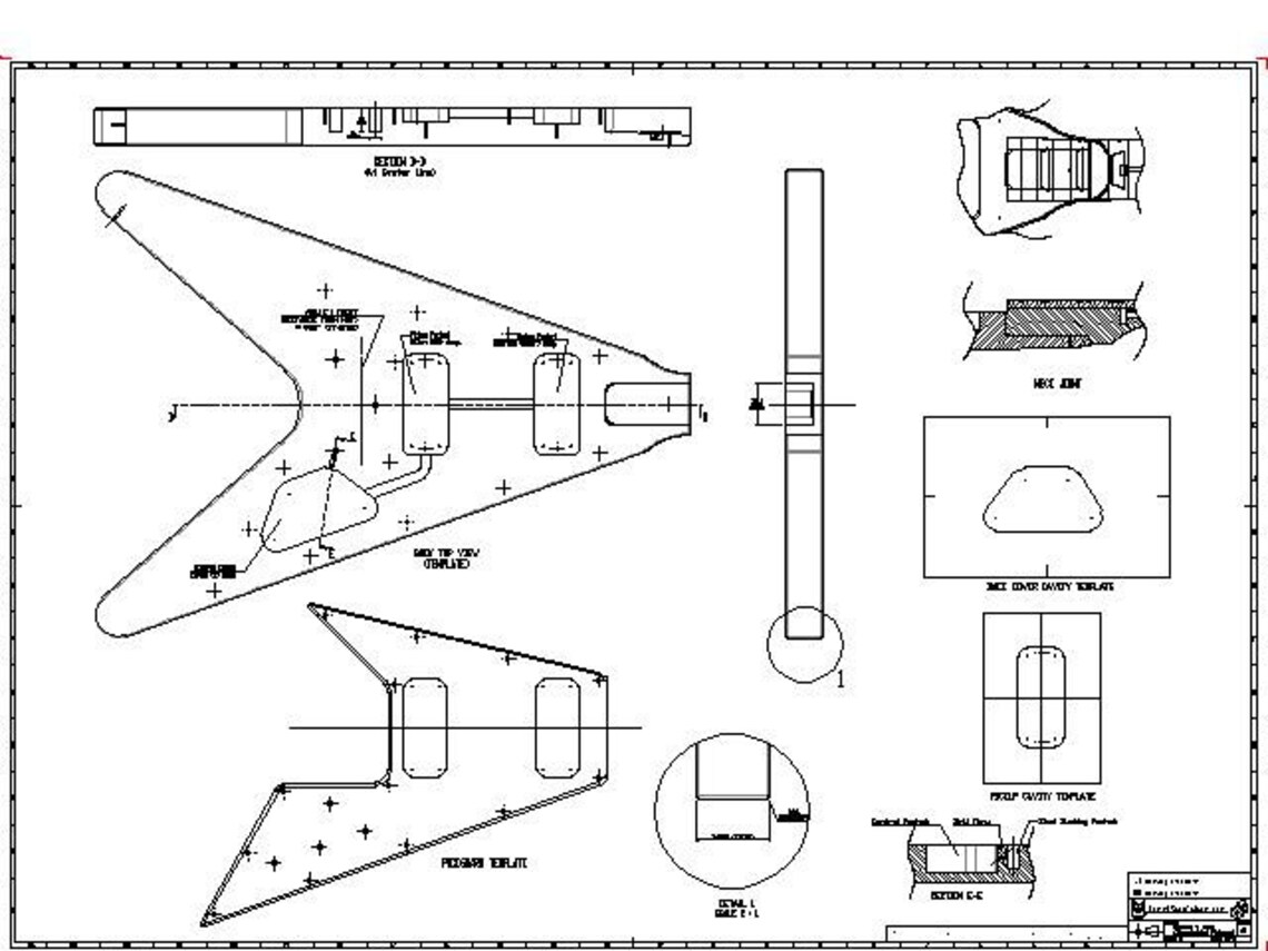 Gibson Flying V Bass (thunderbird Pickups) - Electric Bass 01. PDF ...