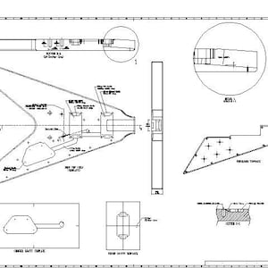 Gibson Flying V (pickup Mounting Rings) Electric Guitar 02. PDF Plans ...