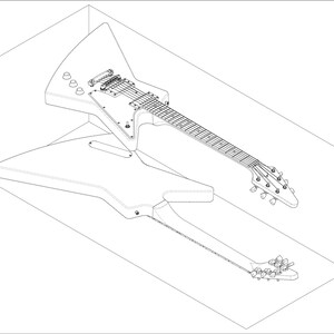 Gibson Explorer With Flying V Headstock Electric Guitar 02. PDF Plans ...