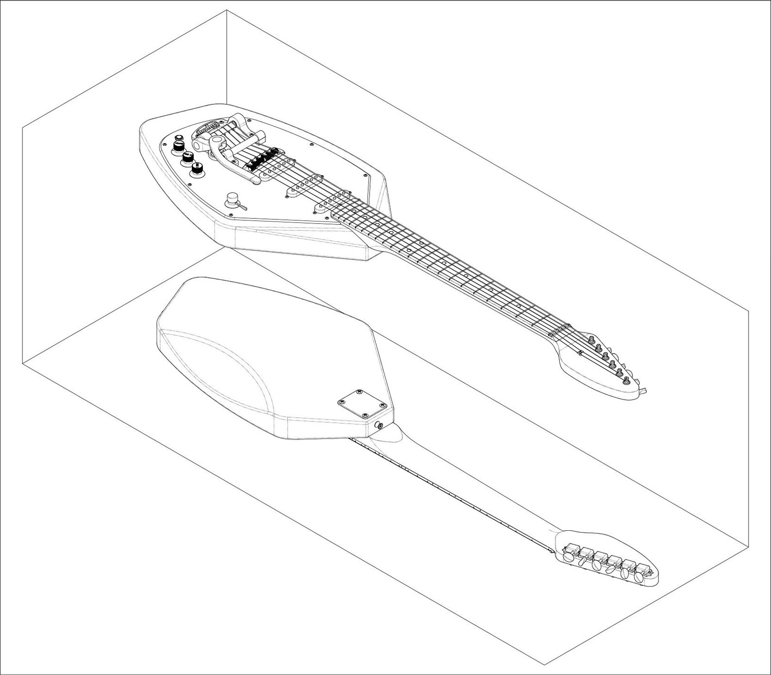 Vox Phantom VI - Bigsby - JM Bridge - Strat Pickups - Electric Guitar ...
