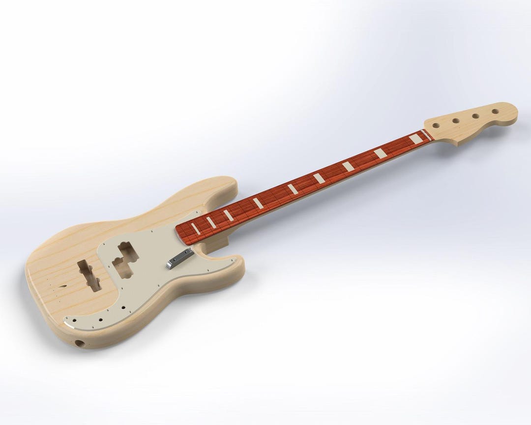 Precision Bass Middle Pickup 3D Model CAD Files - Etsy