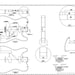 Telecaster Electric Guitar PDF Plans Blueprint 01 - Etsy