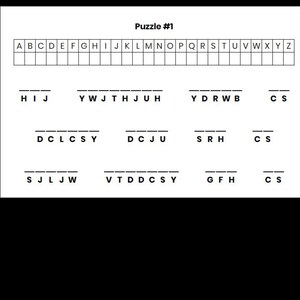 100 Printable Funny Dad Joke Cryptogram Puzzle Games With Solutions - Etsy