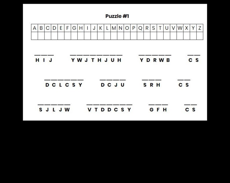 100 Printable Funny Dad Joke Cryptogram Puzzle Games With Solutions - Etsy