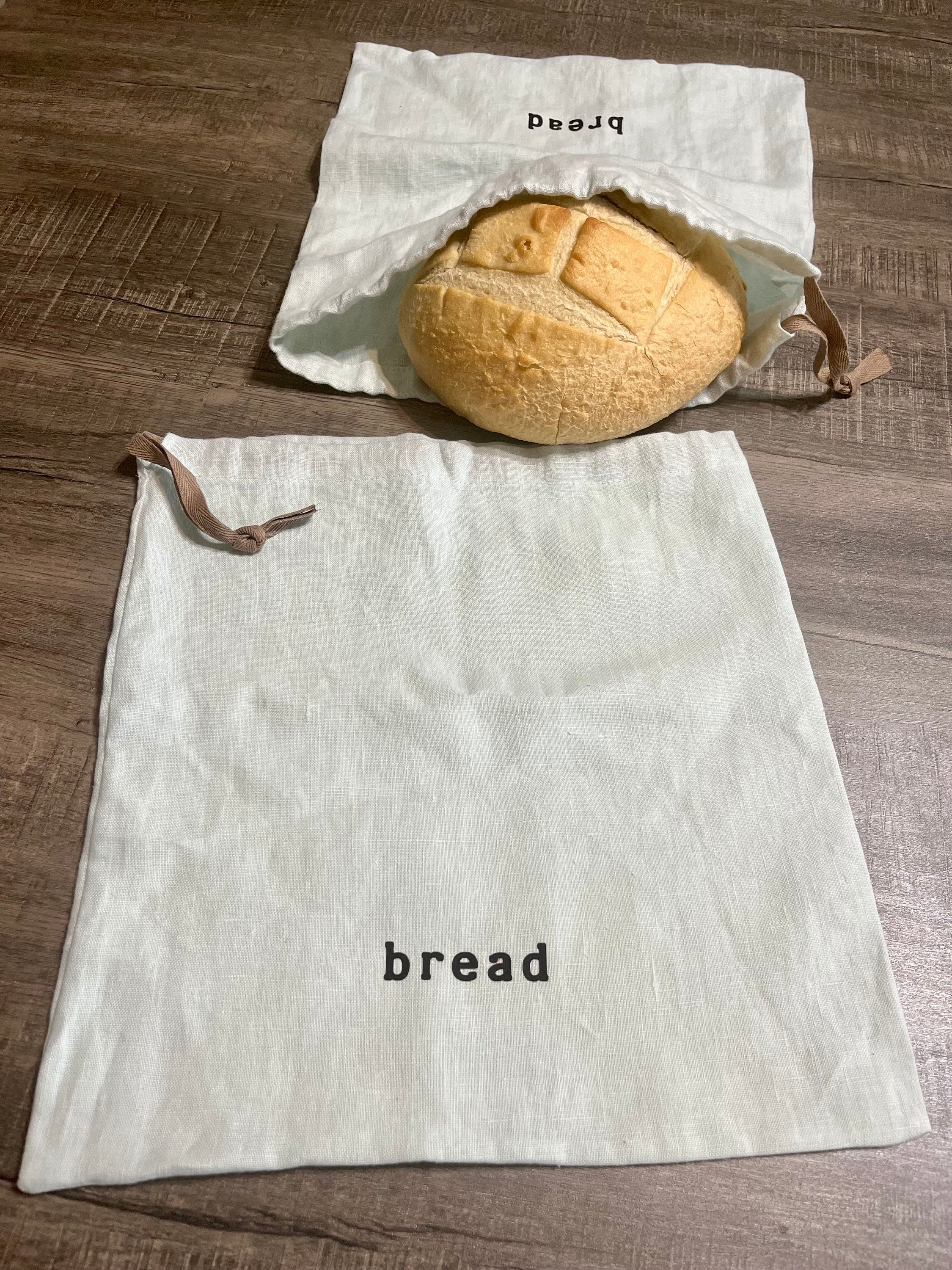 Linen Bread Bag - Etsy