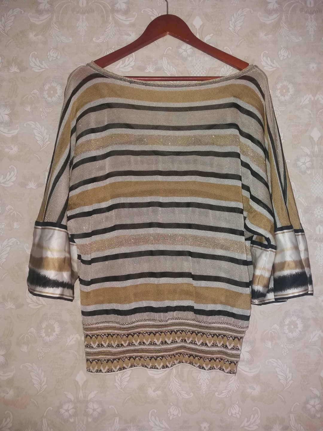 Roberto Cavalli Class Cavalli Top Gold - Etsy