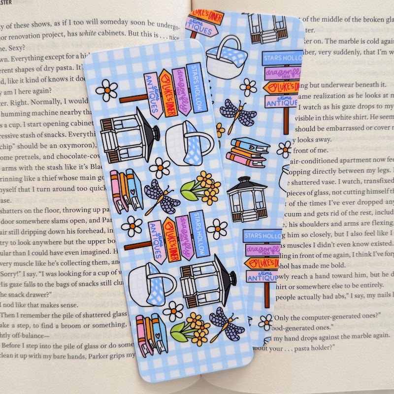 Gingham Book Mark - Etsy