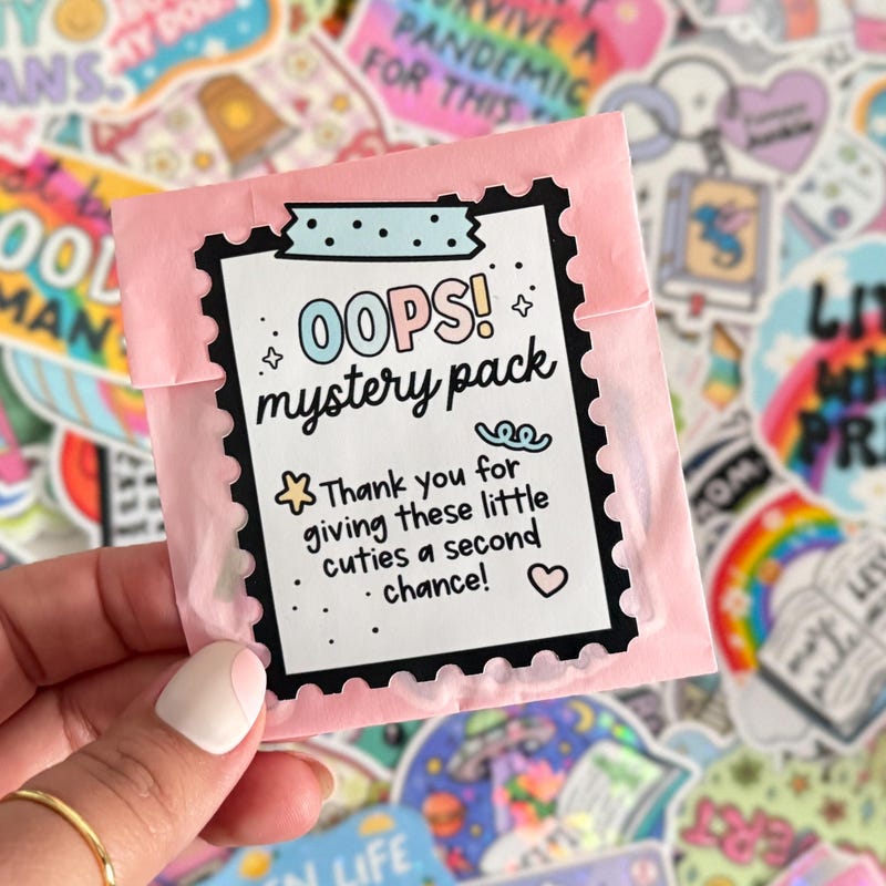Oops Stickers - Etsy