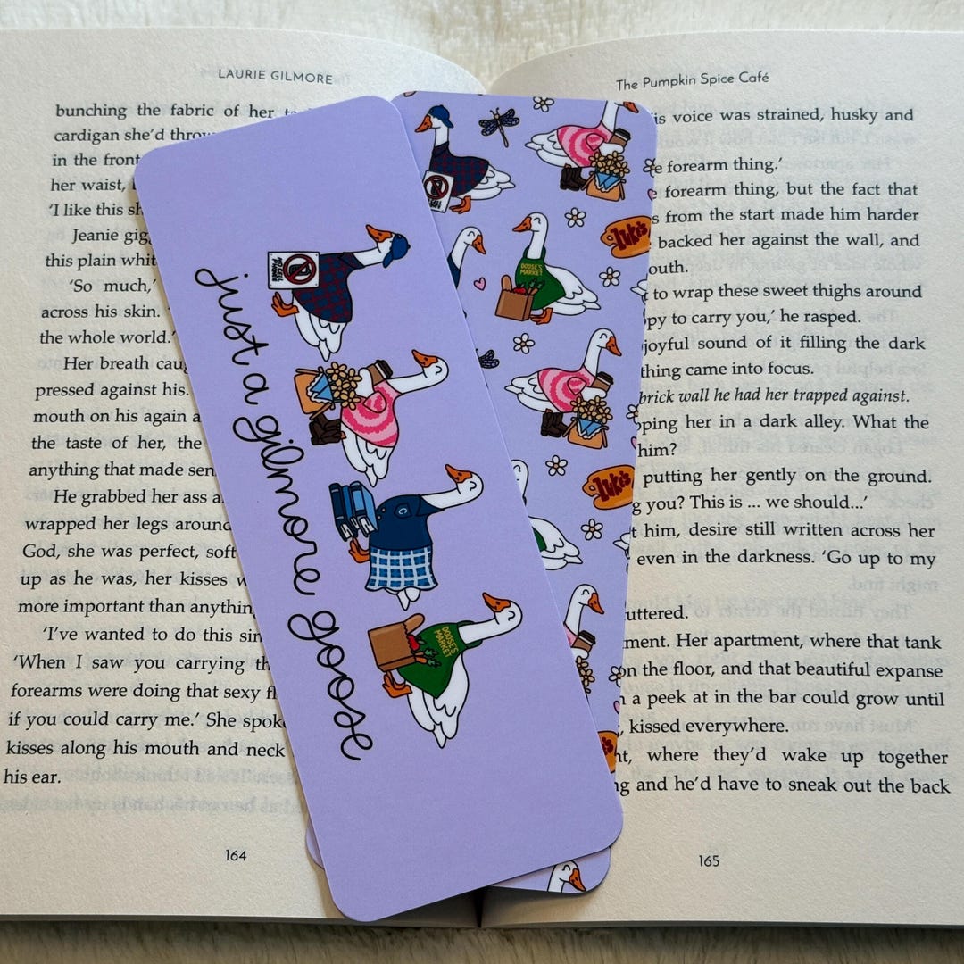 Just a Gilmore Goose Bookmark – Double Sided, Matte Laminated - Etsy
