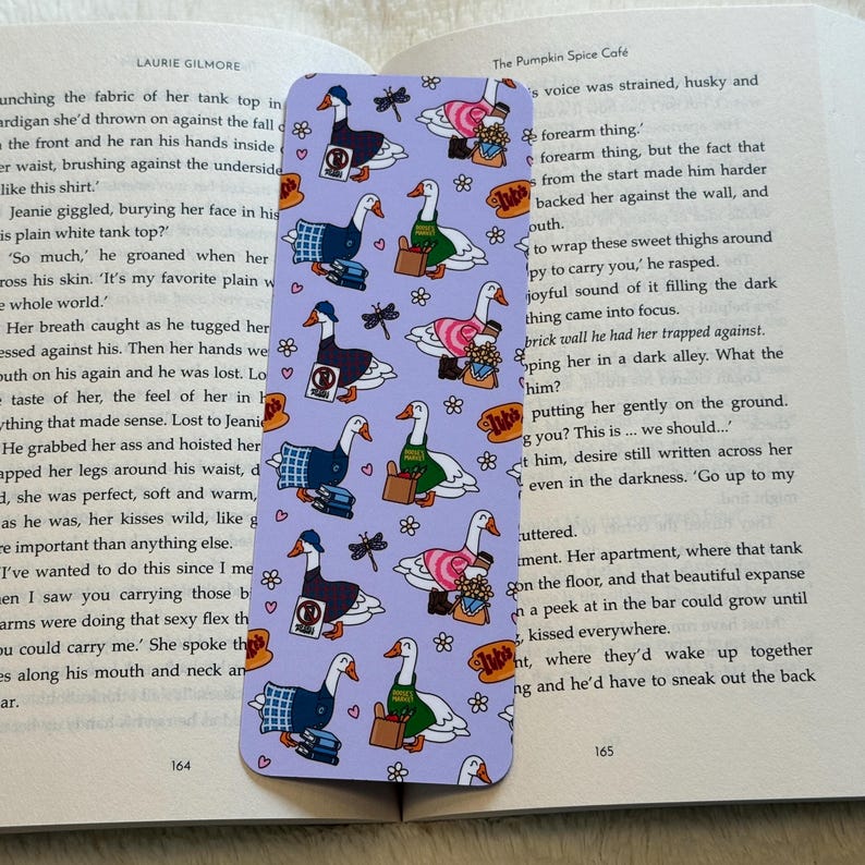 Just a Gilmore Goose Bookmark – Double Sided, Matte Laminated - Etsy