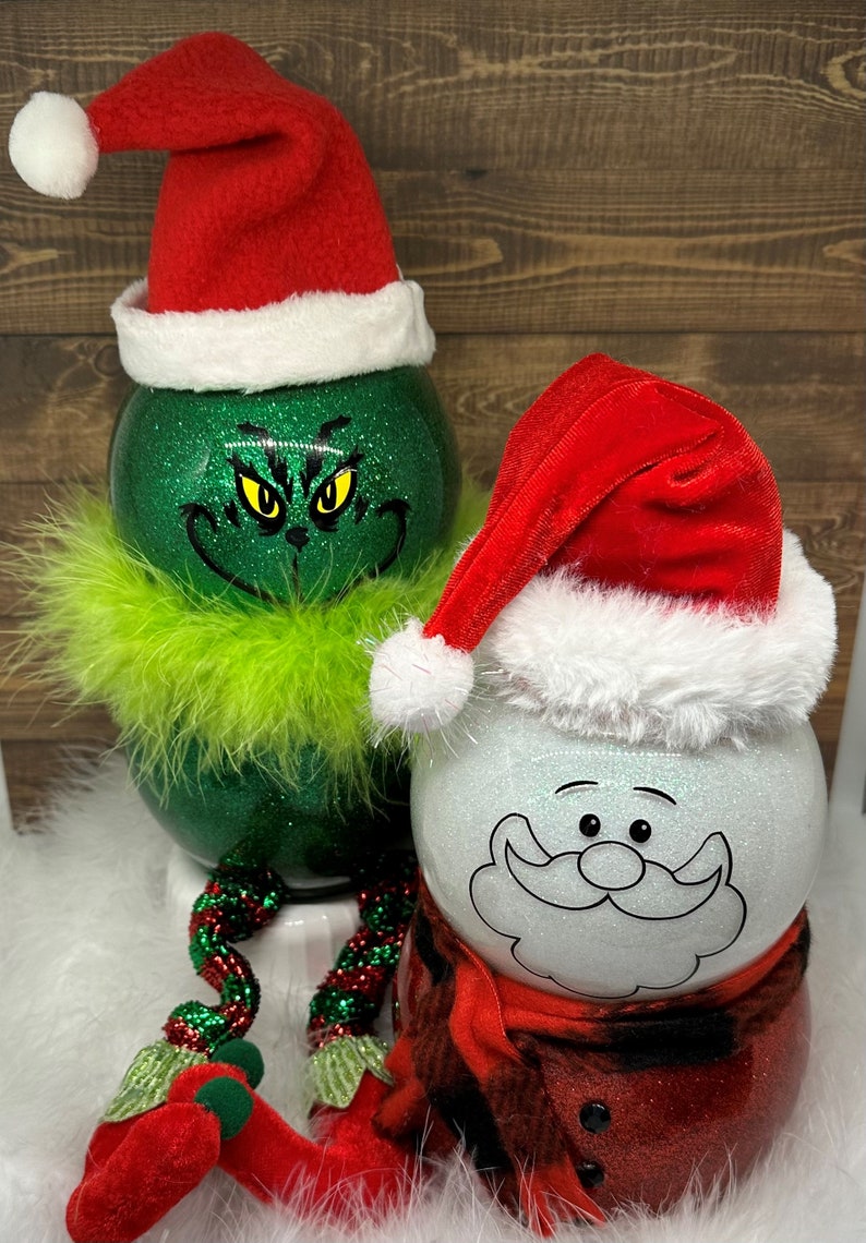 Fishbowl Snowman Figure - Etsy