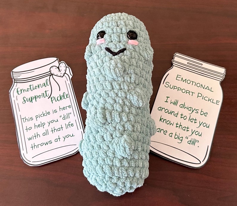 Emotional Support Pickle - Etsy