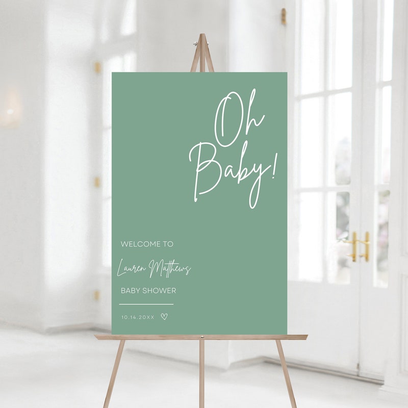 Green Baby Shower - Etsy