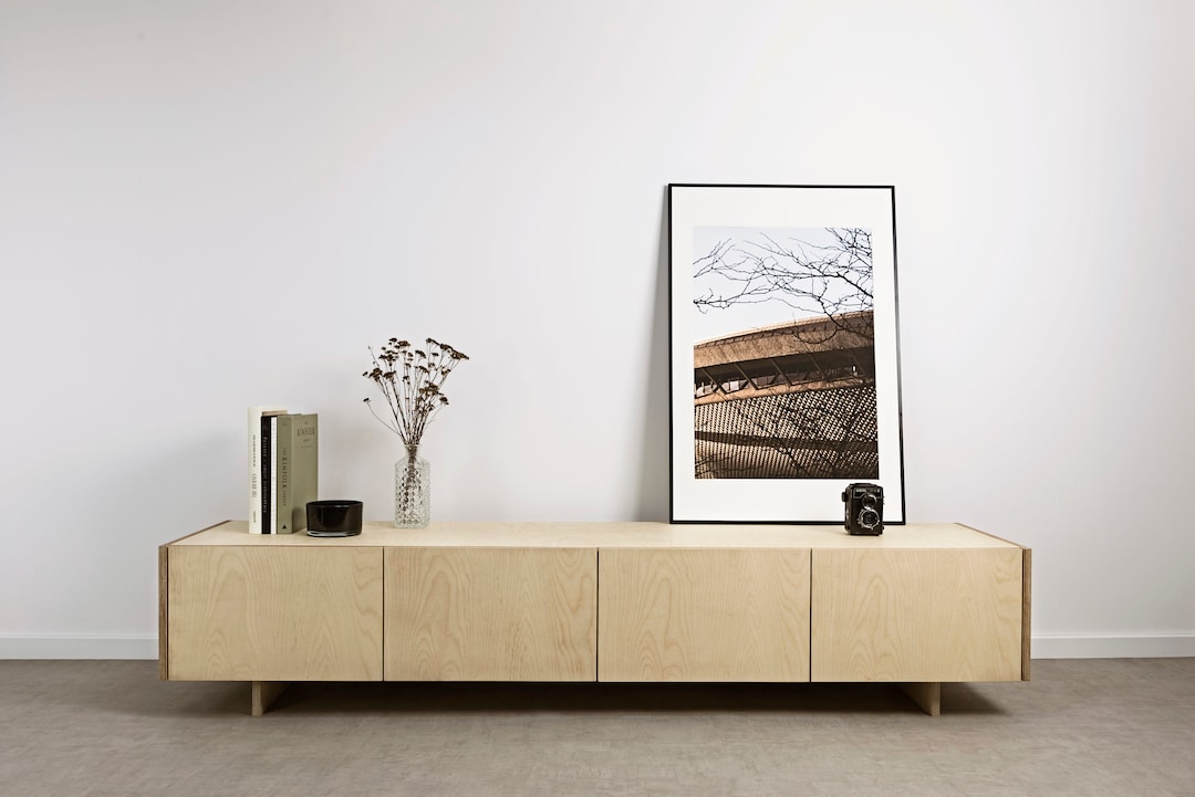 OTOTO.03 Minimalist Plywood Media Console, Media Stand, TV Stand, TV ...