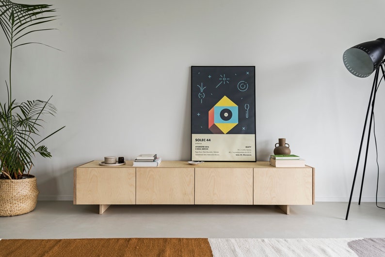 OTOTO.03 Minimalist Plywood Media Console, Media Stand, TV Stand, TV ...