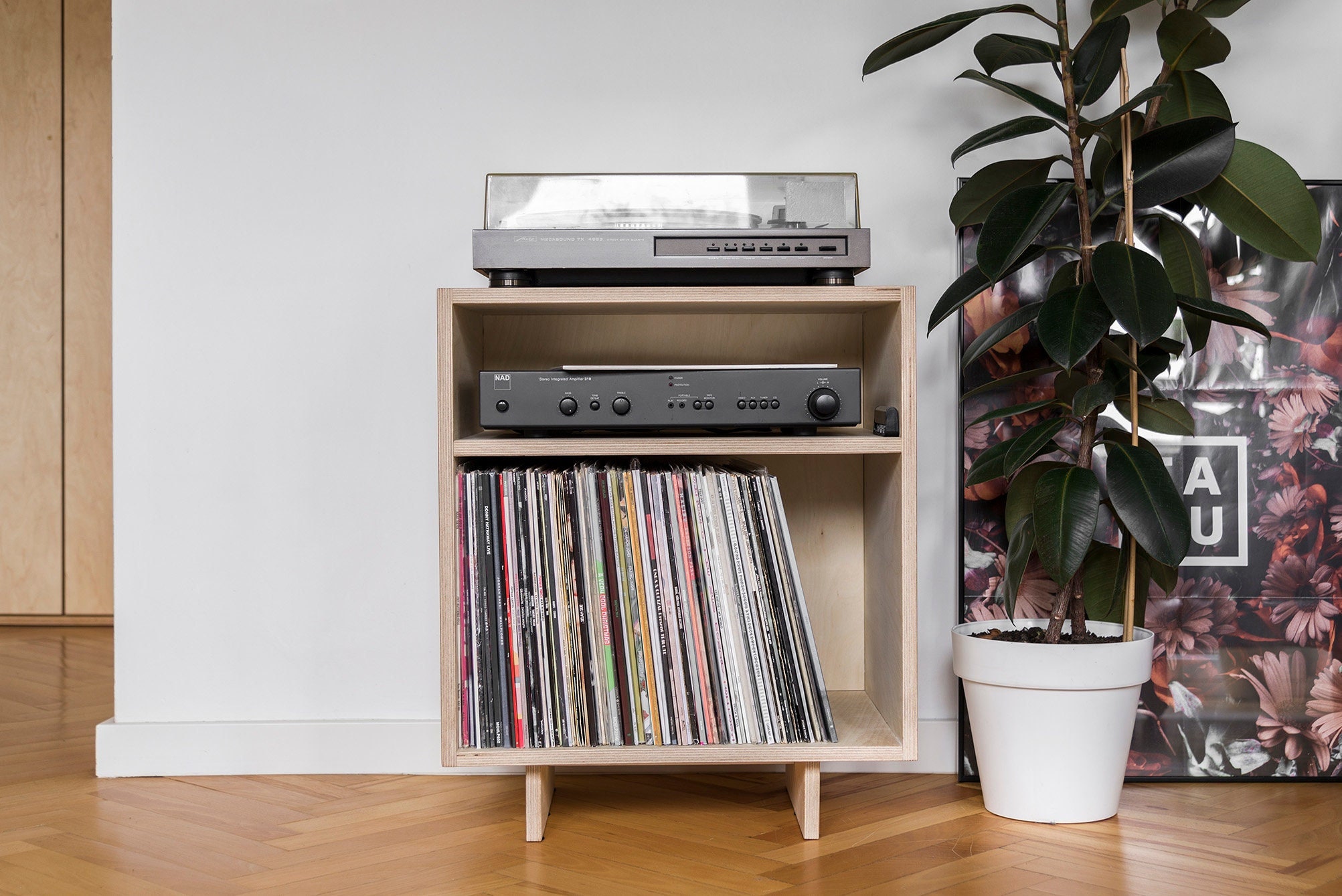 OTOTO.12 Plywood Turntable Stand - Record Player Stand, Vinyl Record ...