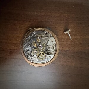 Vintage Chronograph Watch Movement - Etsy