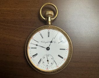 Washington Watch Co. 18sz. 17j Senate Pocket Watch Railroad Grade - Etsy