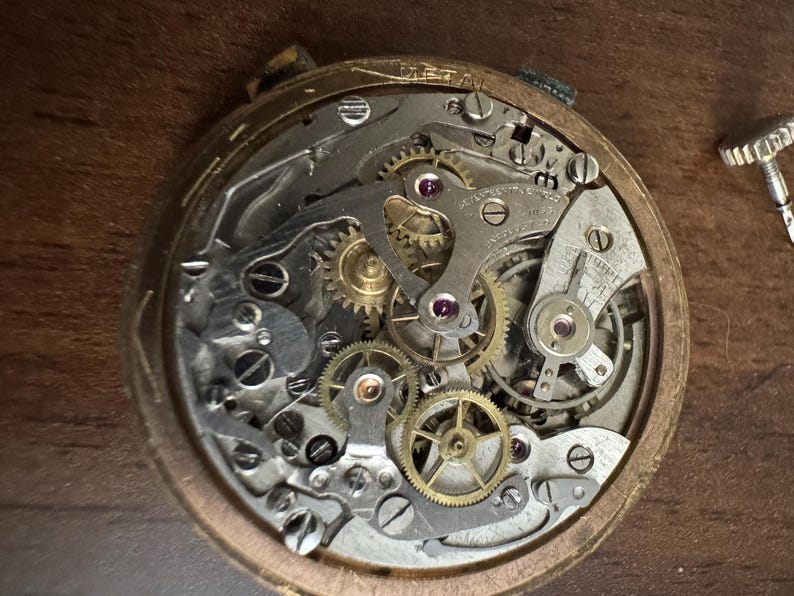 Vintage Chronograph Watch Movement - Etsy