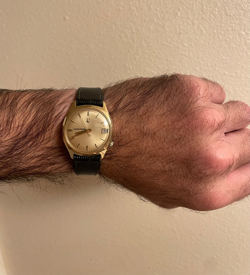 Bulova Accutron 14k Solid Gold Watch - Etsy