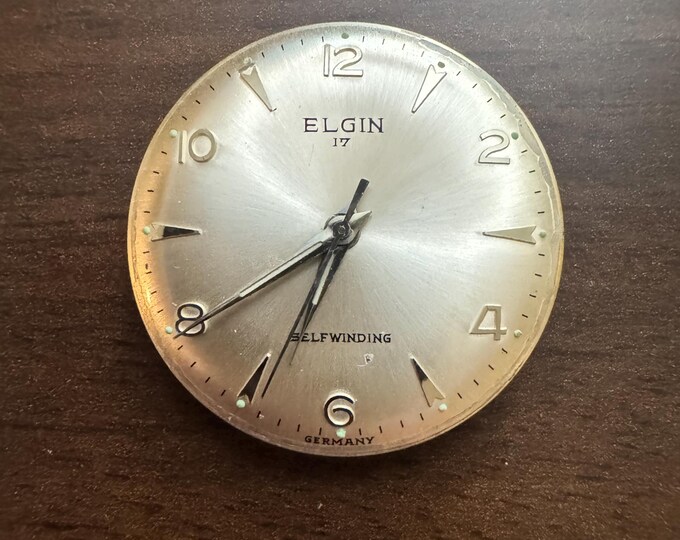 Vintage Elgin Automatic Watch Movement - Etsy