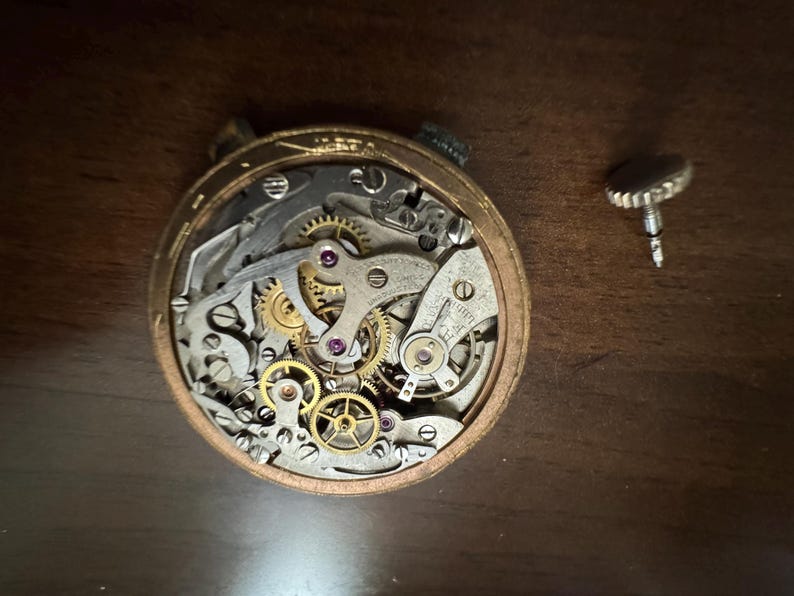 Vintage Chronograph Watch Movement - Etsy