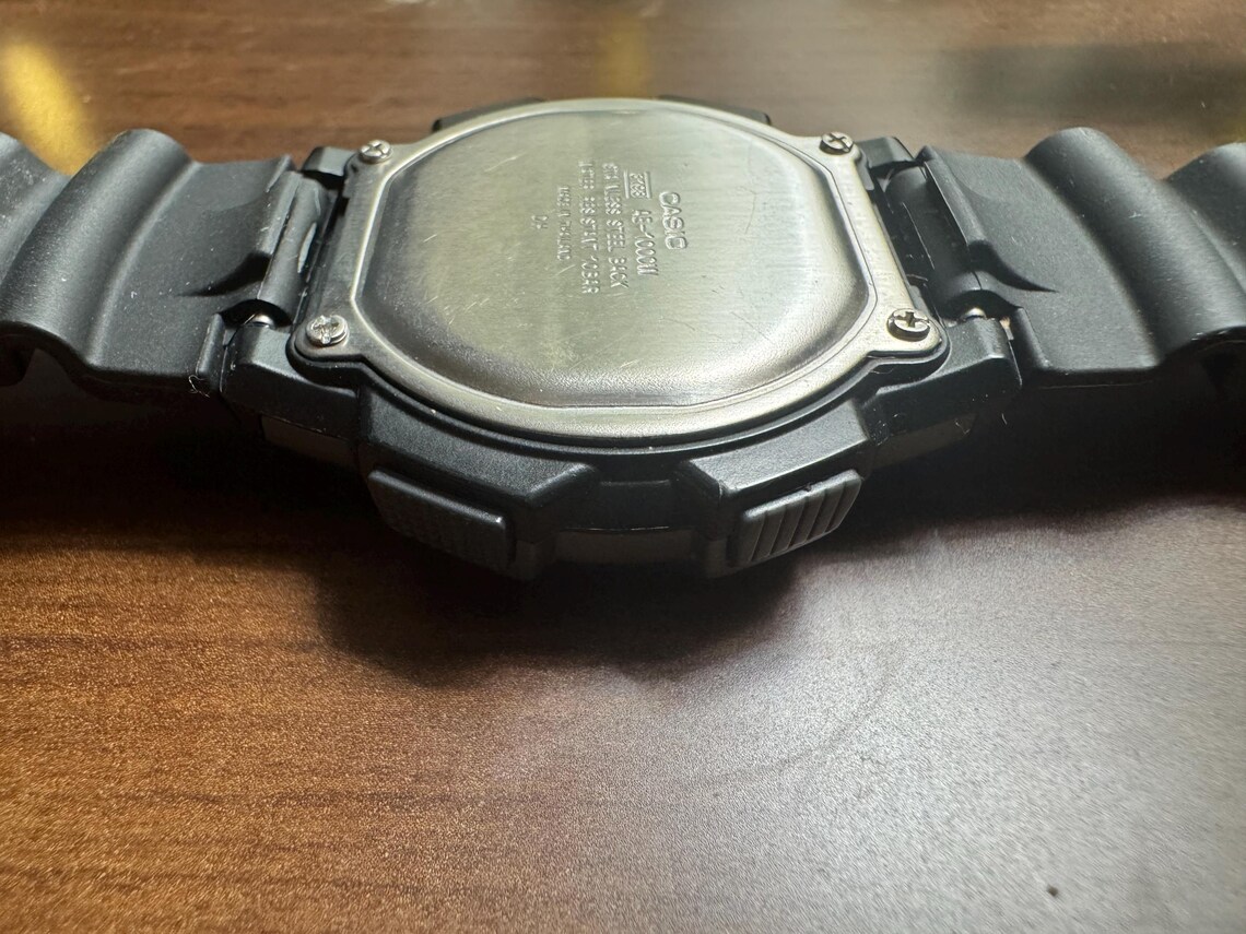 Vintage Casio World Time Watch - Etsy