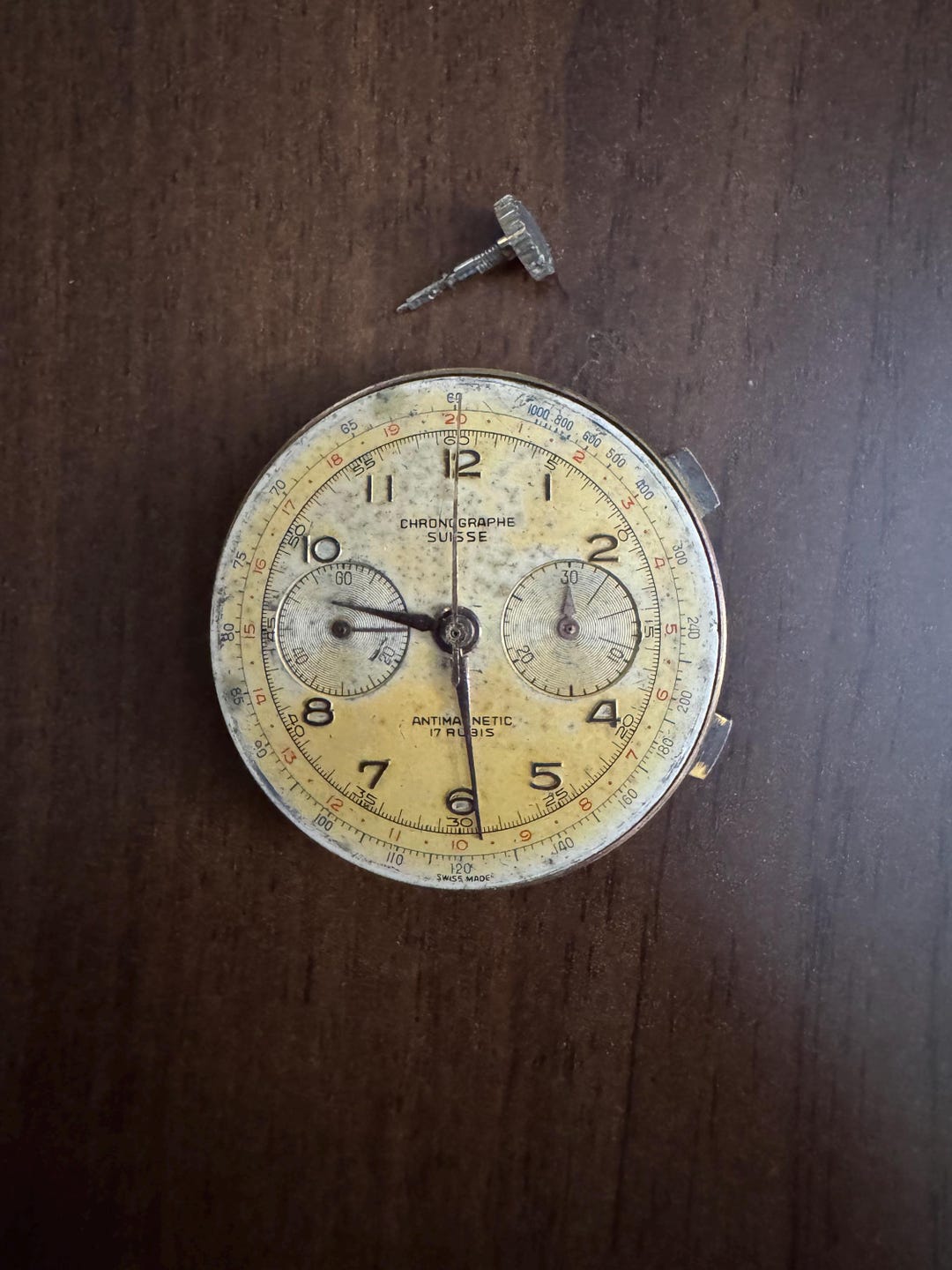 Vintage Chronograph Watch Movement - Etsy