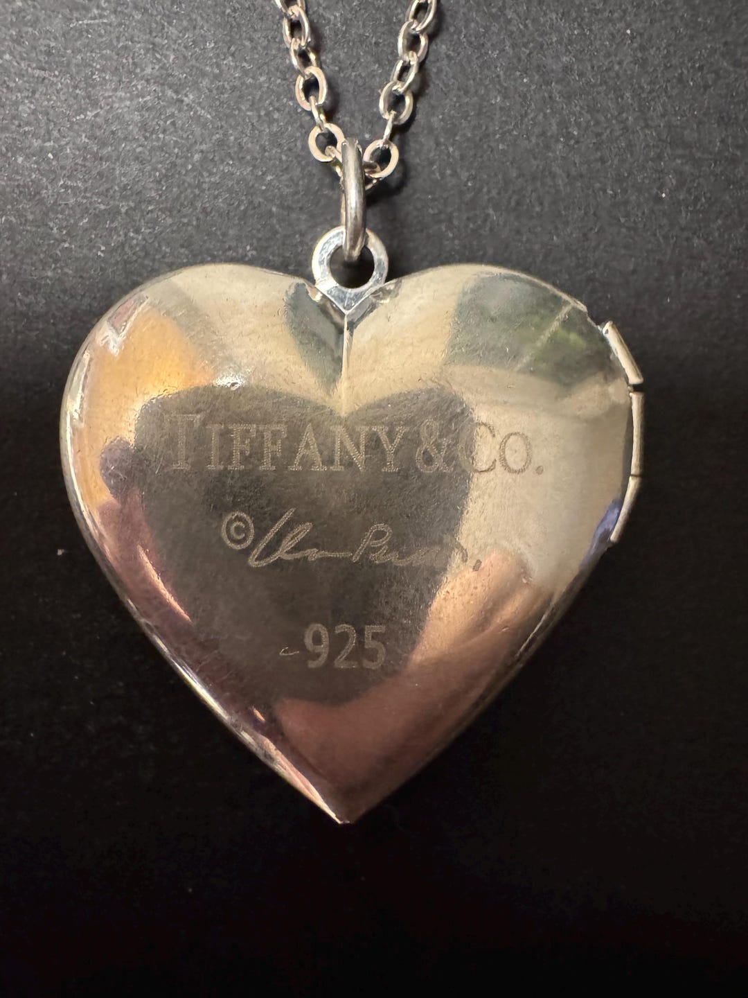 Vintage Tiffany and Company Heart Locket - Etsy