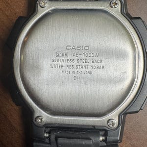 Vintage Casio World Time Watch - Etsy