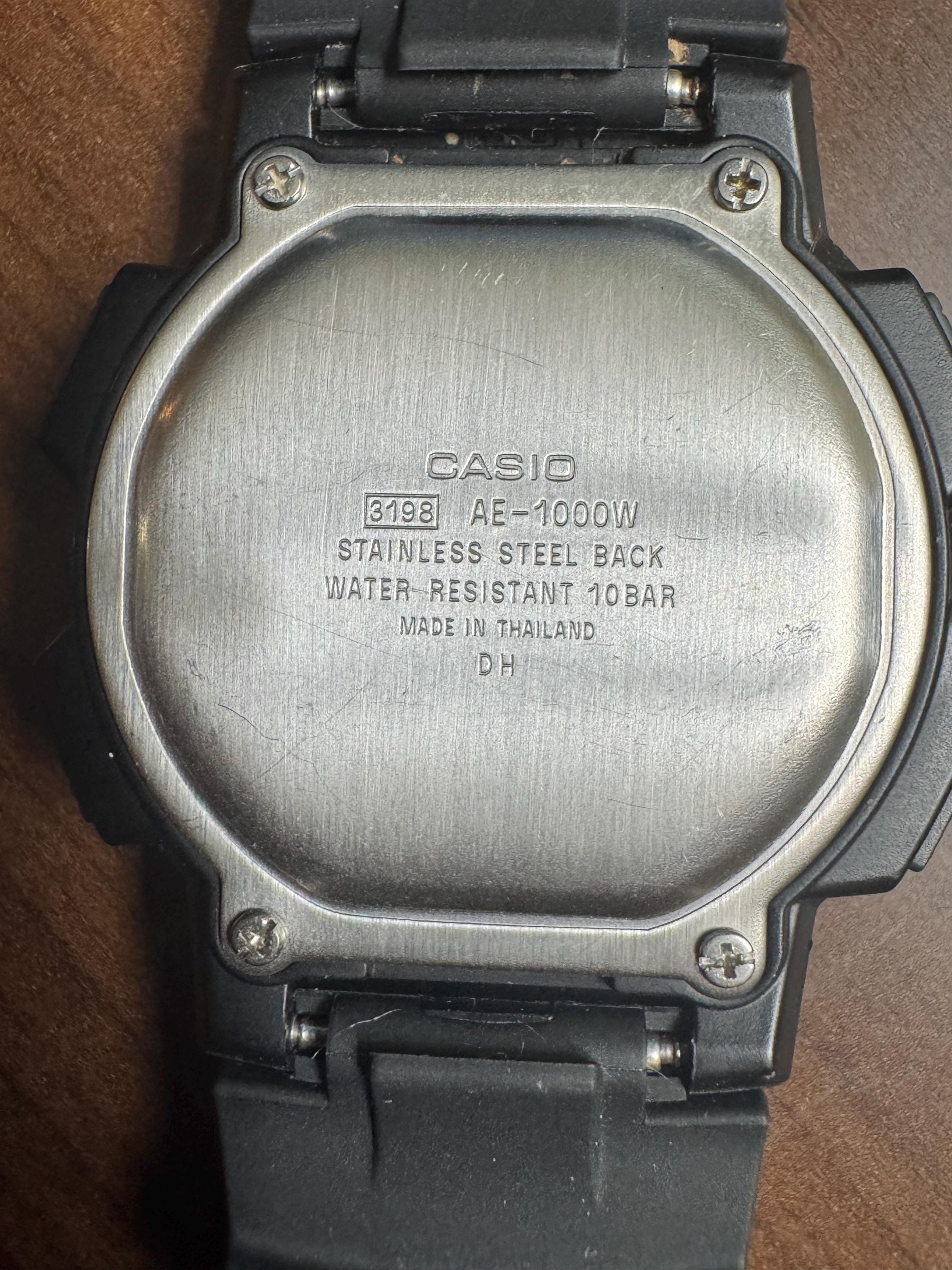Vintage Casio World Time Watch - Etsy