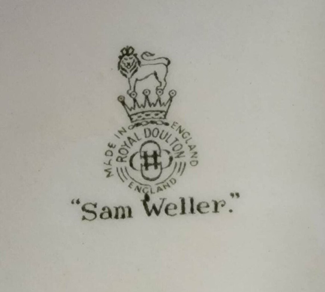 ROYAL DOULTON 'sam Weller 5 England. Vintage 1937-60. - Etsy