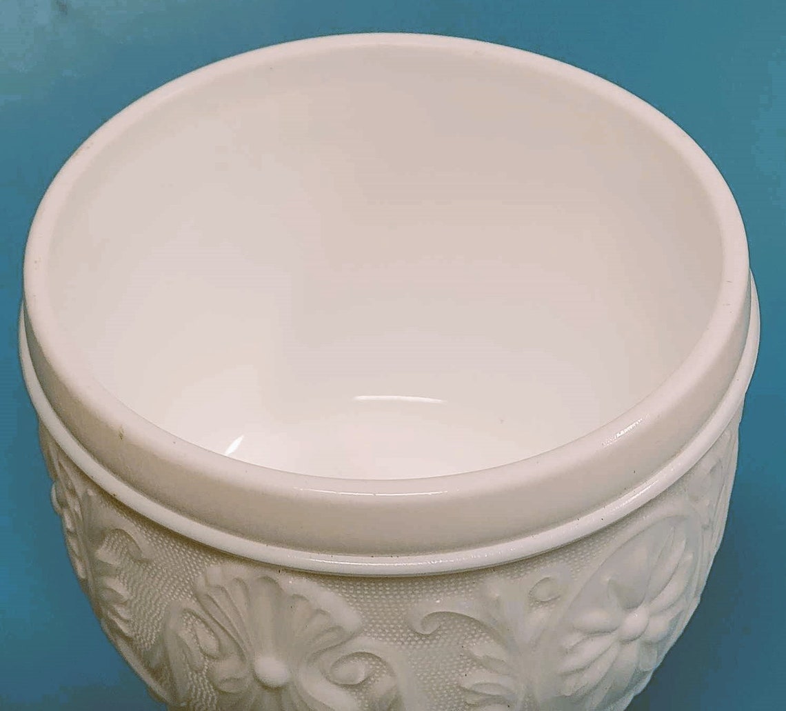 Vintage Milk Glass Compote Candy Dish - Etsy