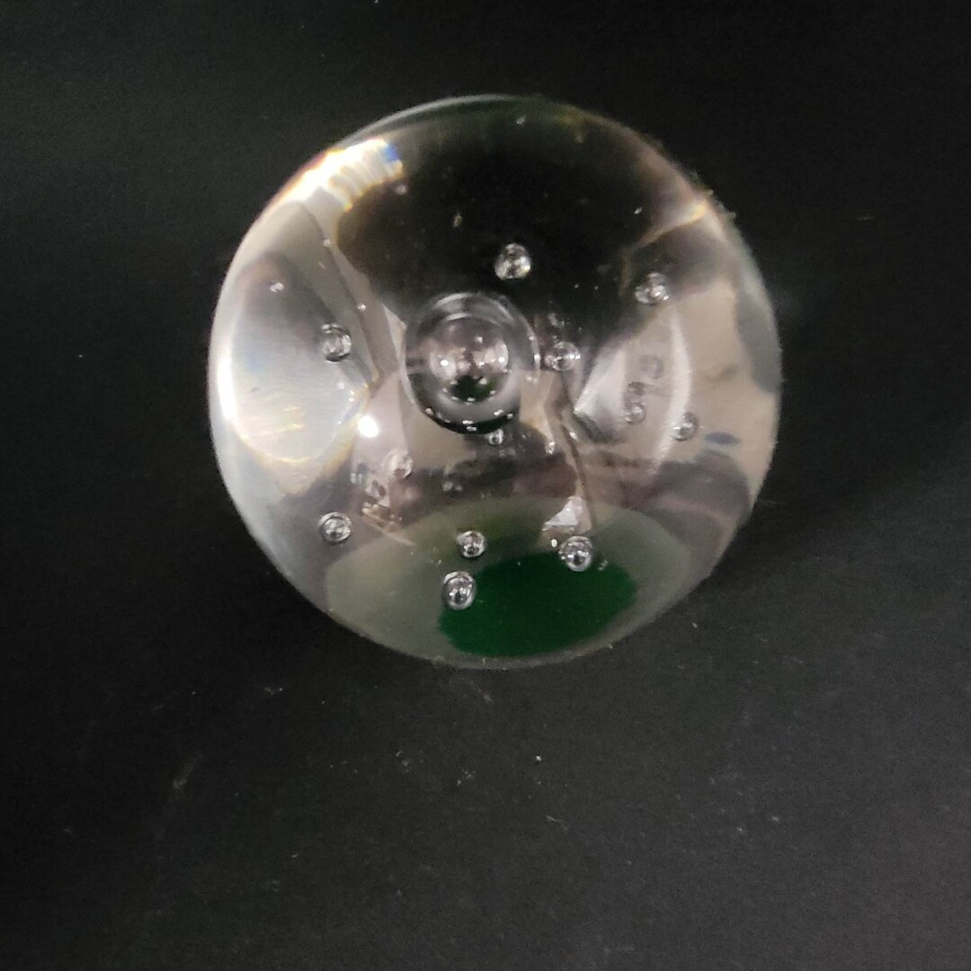 Glass Bubble Paperweight - Etsy
