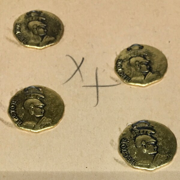 Antique Button Roman Soldier - Etsy